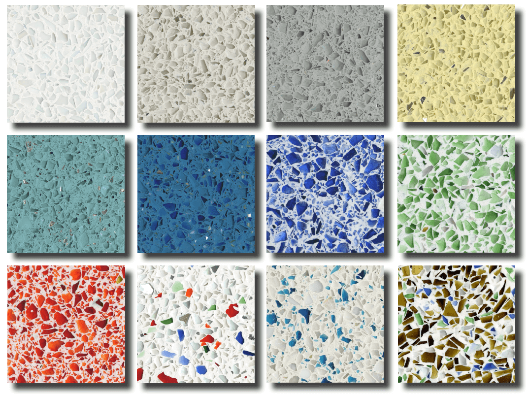 Terrazzo samples: explore custom flooring options by Terrazzo Art